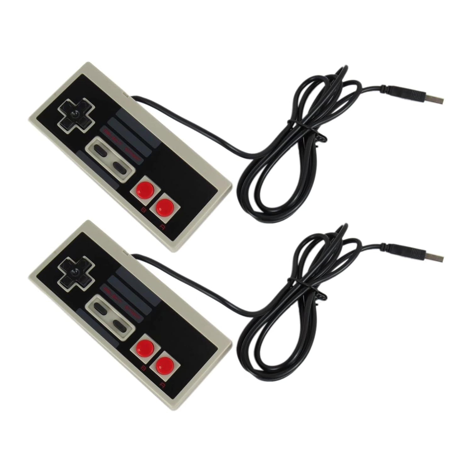 2x USB Controller for NES Games PC USB Controller Retro Gamepad ...