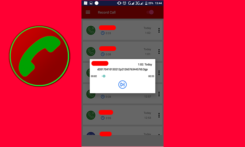 Automatic call recording 2017 - App on Amazon Appstore
