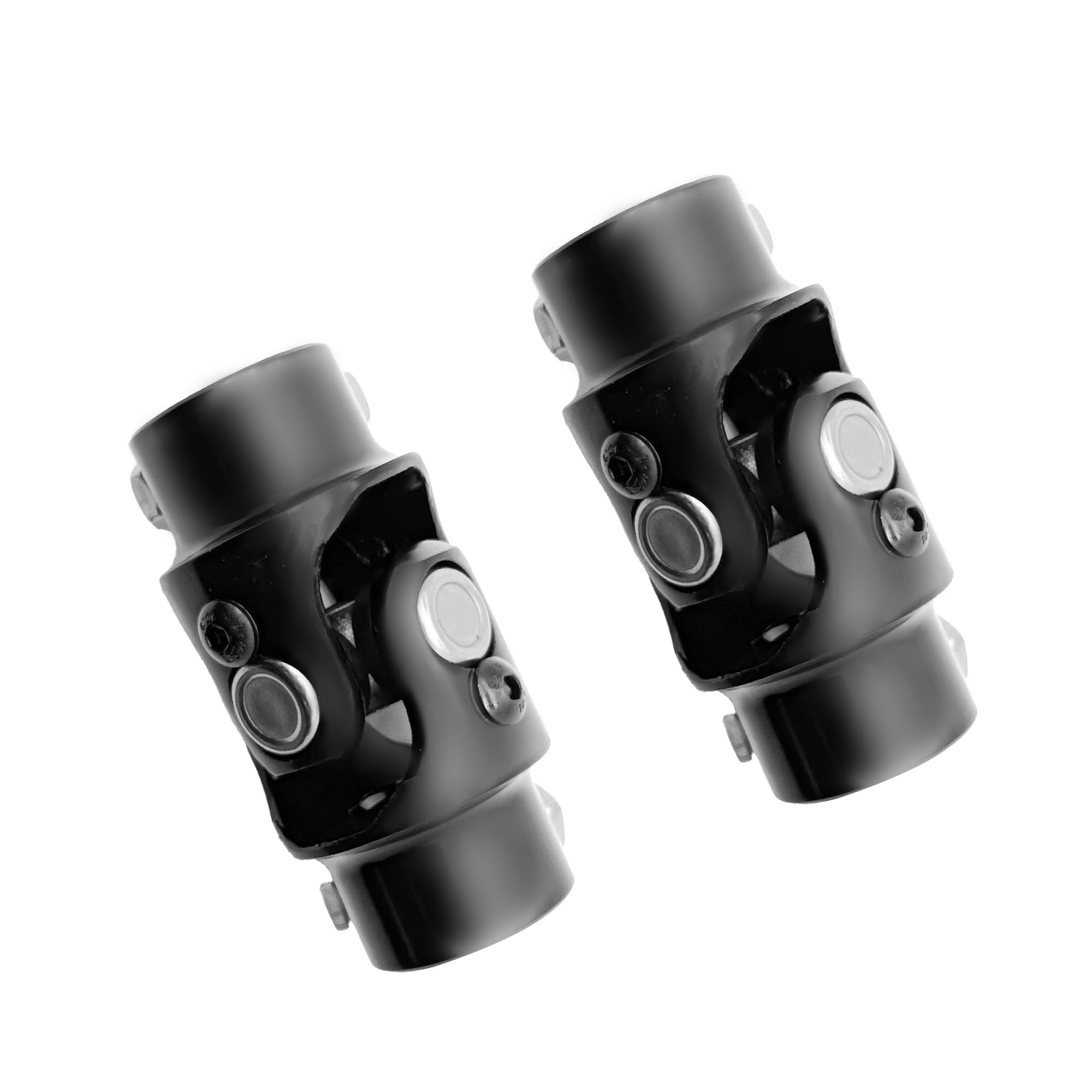 Black Steering Shaft U Joint Coupler 3/4in Dd X 3/4in Dd