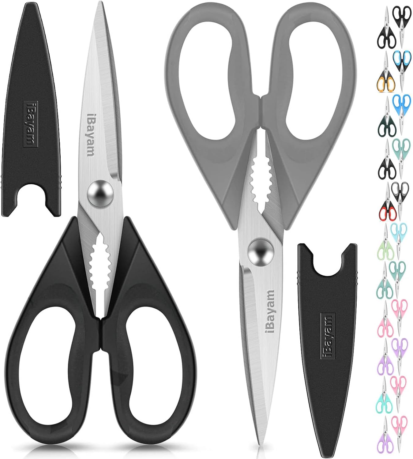 Amazon.com: MAIRICO Ultra Sharp Premium Heavy Duty Kitchen Shears ...