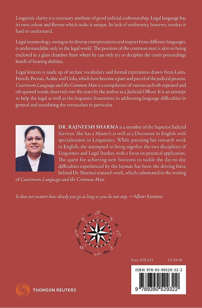 Courtroom Language and the Common Man : Amazon.in: Books