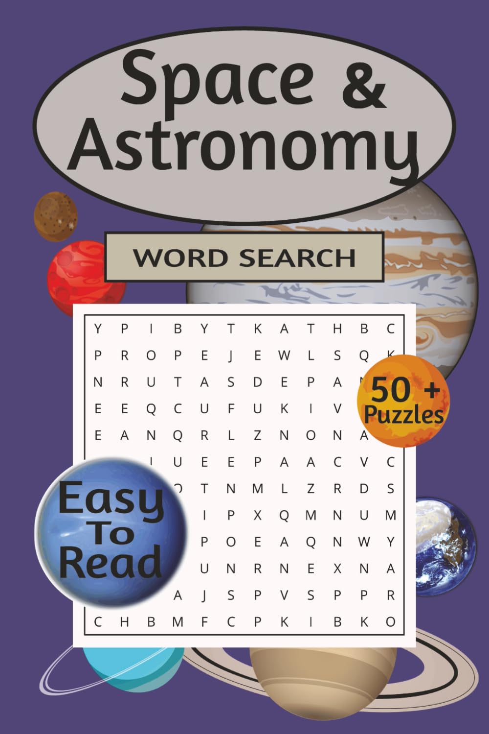 Space and Astronomy Word Search Puzzle Book: Word Searches with Easy to ...