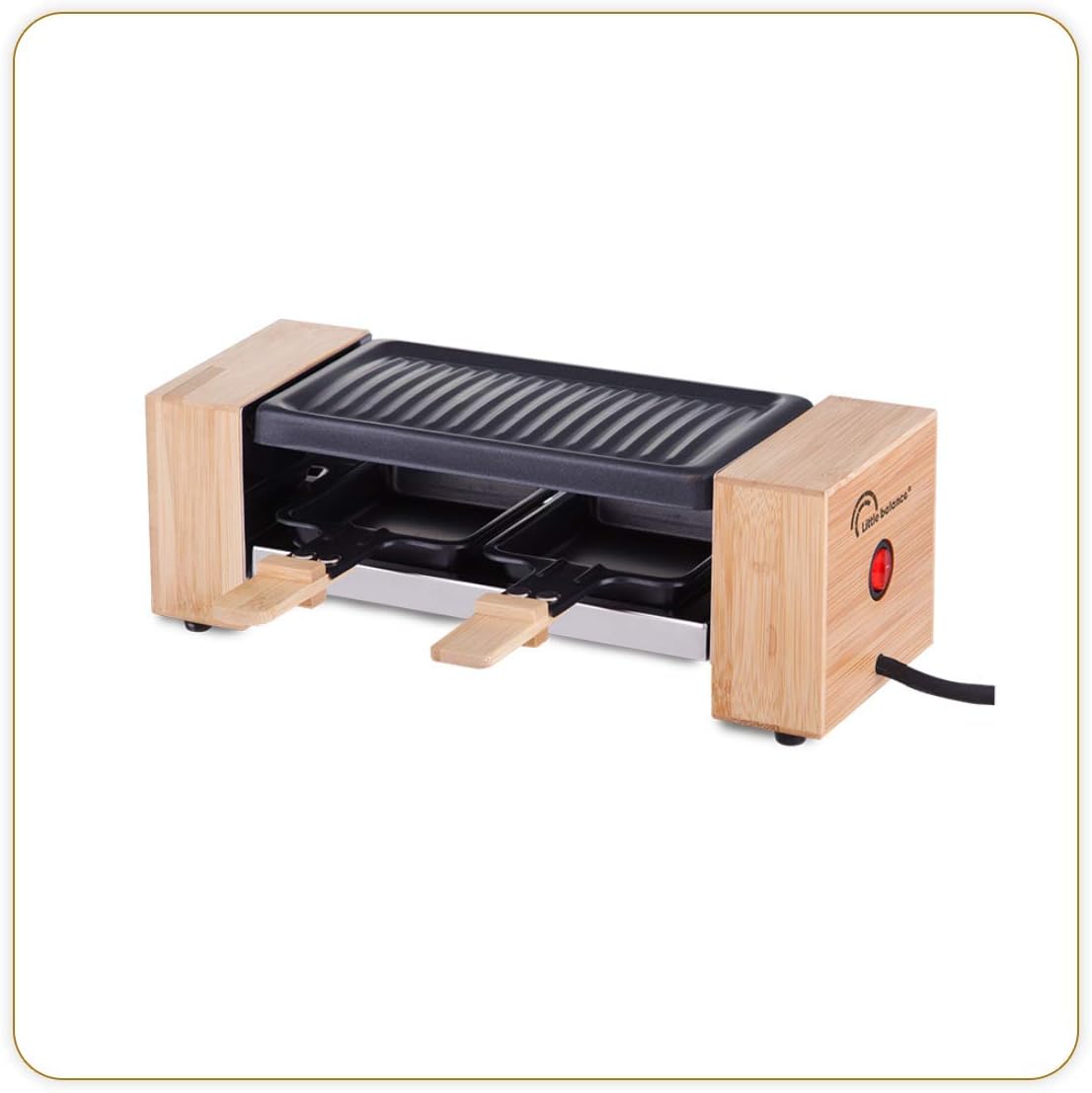 Hengbo Appareil à Raclette Grill avec Revêtement anti-adhésif 8 ...
