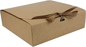 Emartbuy Pack of 12 Square Shaped Presentation Gift Box, 24 cm x 24 cm ...