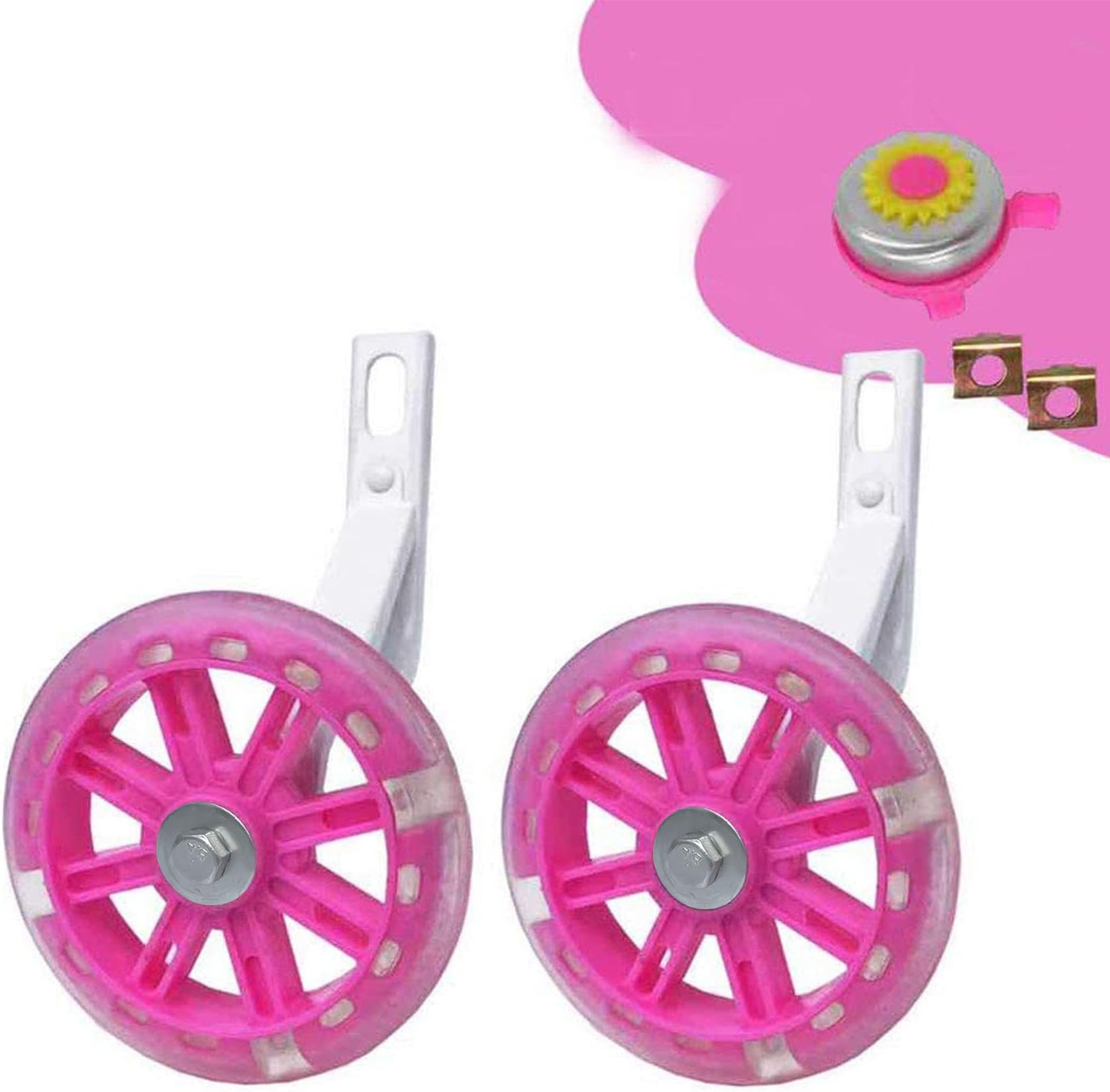 Amazon.com: Ragyzity Training Wheels, Heavy Duty Rear with Stabilizers ...