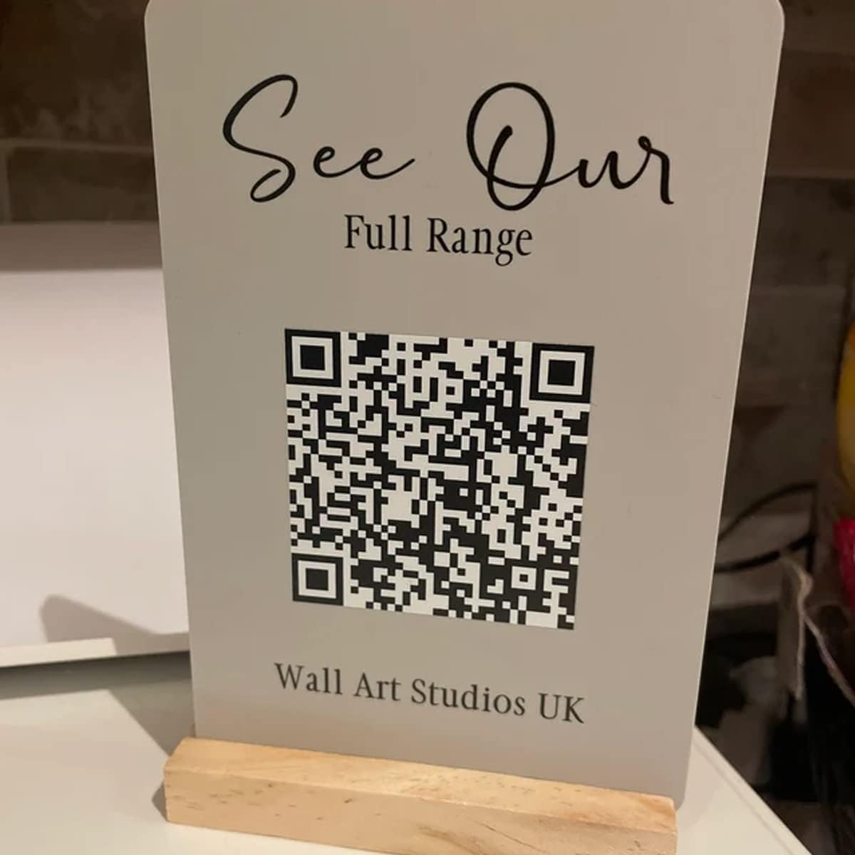 Letrero de código QR personalizado para múltiples negocios, mini ...