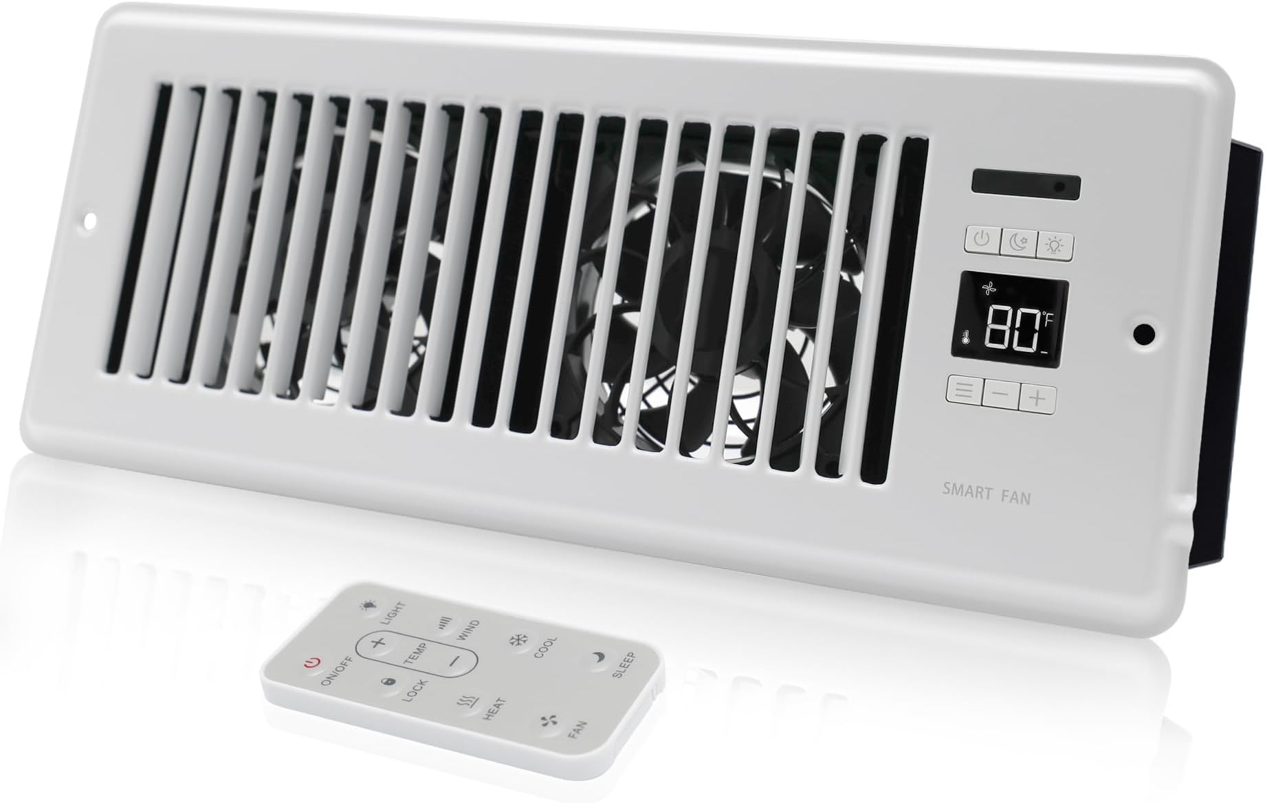 Howeall Super Quiet Register Booster Fan 4" x 12" - Intelligent ...