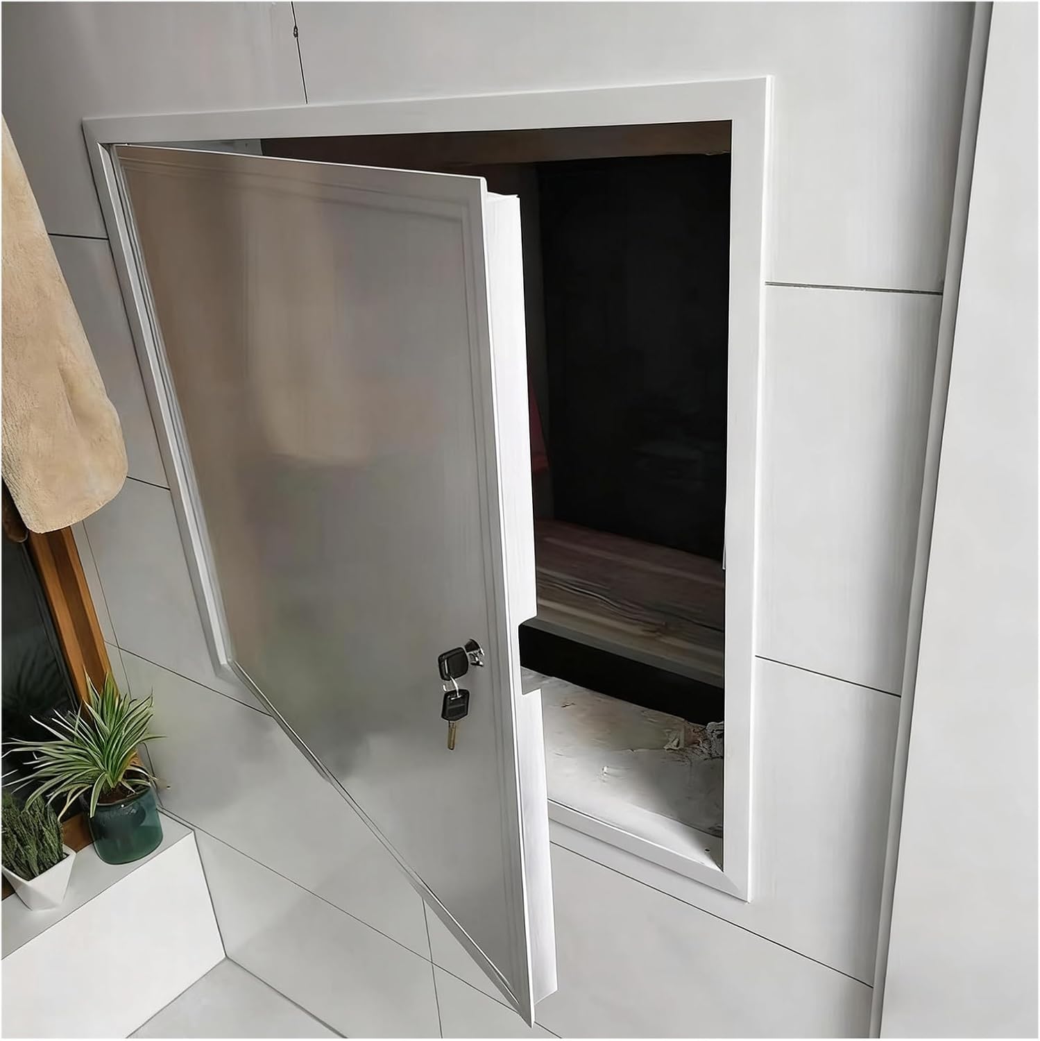 Amazon.com: Large & Small Metal Inspection Cover, Lockable Electrical ...