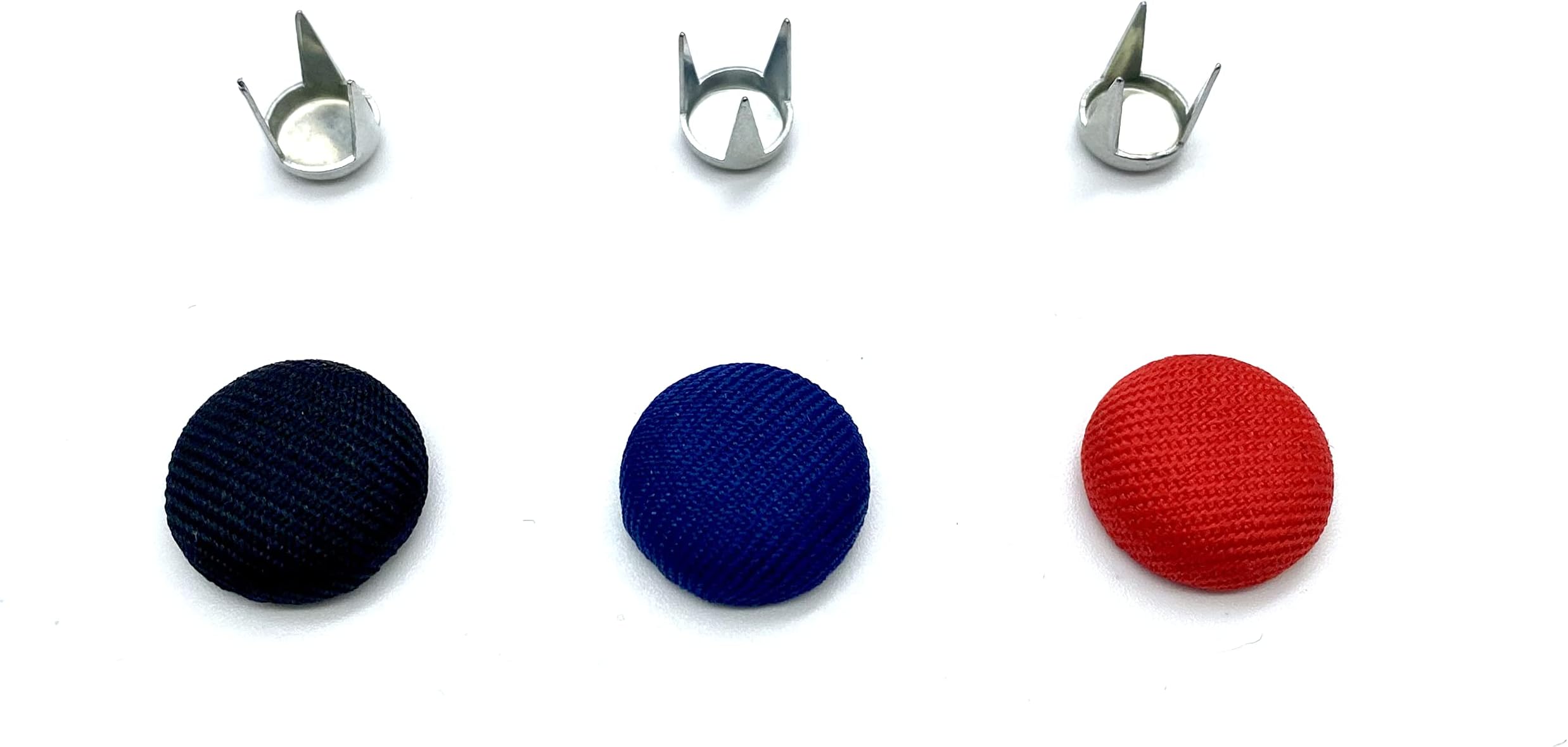 Amazon.com: 16mm Black Matte Round Flat Buttons with Shank