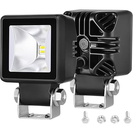 Amazon.com: LTEODCHEW 2 Inch Mini LED Pods, 2PCS Screwless 5,000LM ...