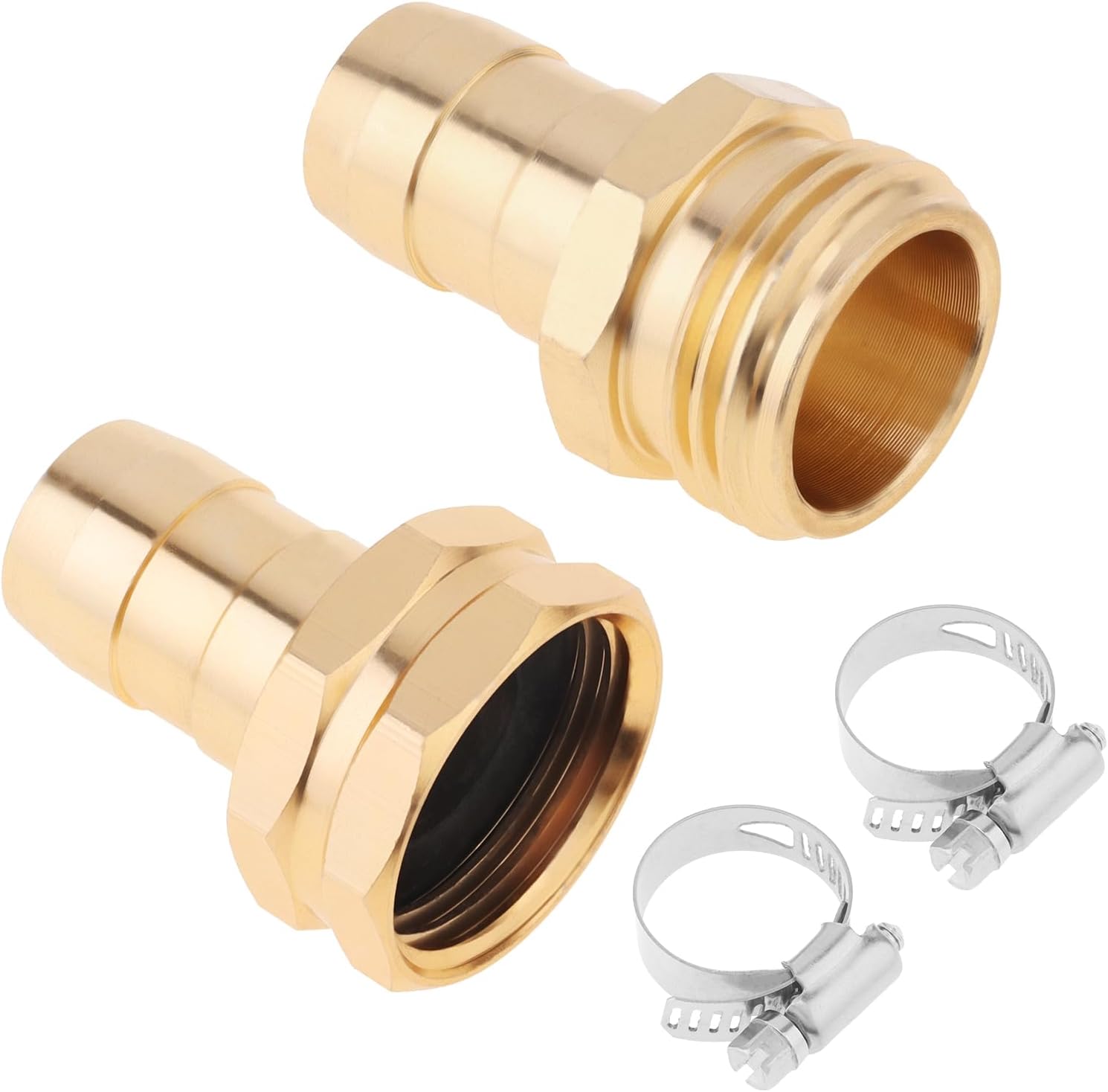 Amazon.com : Garden Hose Repair Connectors 2Pcs, Fit for 3/4 Inch or 5/ ...