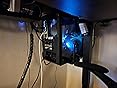 VIVO Adjustable Under Desk Gaming PC Mount, Medium-Large Computer Case ...