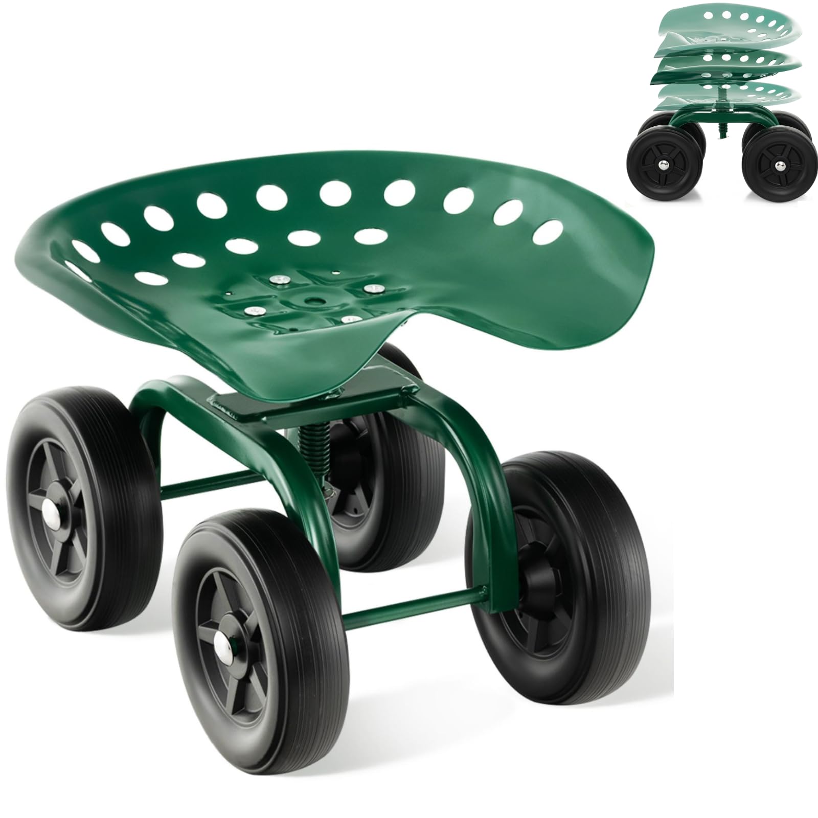 Rolling Garden Seat Luwei - Rolling Garden Scooter, Steel Garden Stools ...