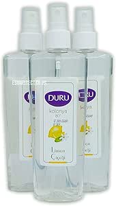 Duru Lemon Cologne Limon Kolonya Spray Pump Bottle 150 ml (4 PCs Offer) : Amazon.co.uk: Beauty