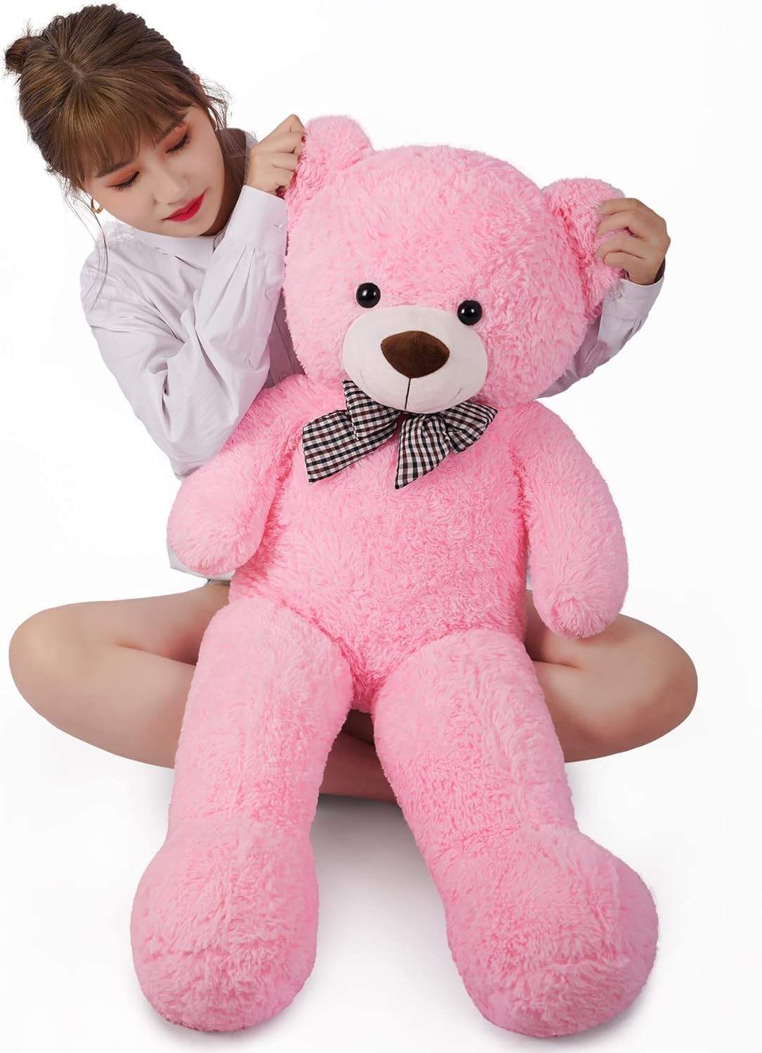 Yeqivo Giant Teddy Bear Big Soft Stuffed Animals Plush Cuddle XXL plush ...