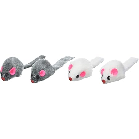 Ruff N Tumble Catnip Mice, 4 Pieces : Amazon.co.uk: Pet Supplies
