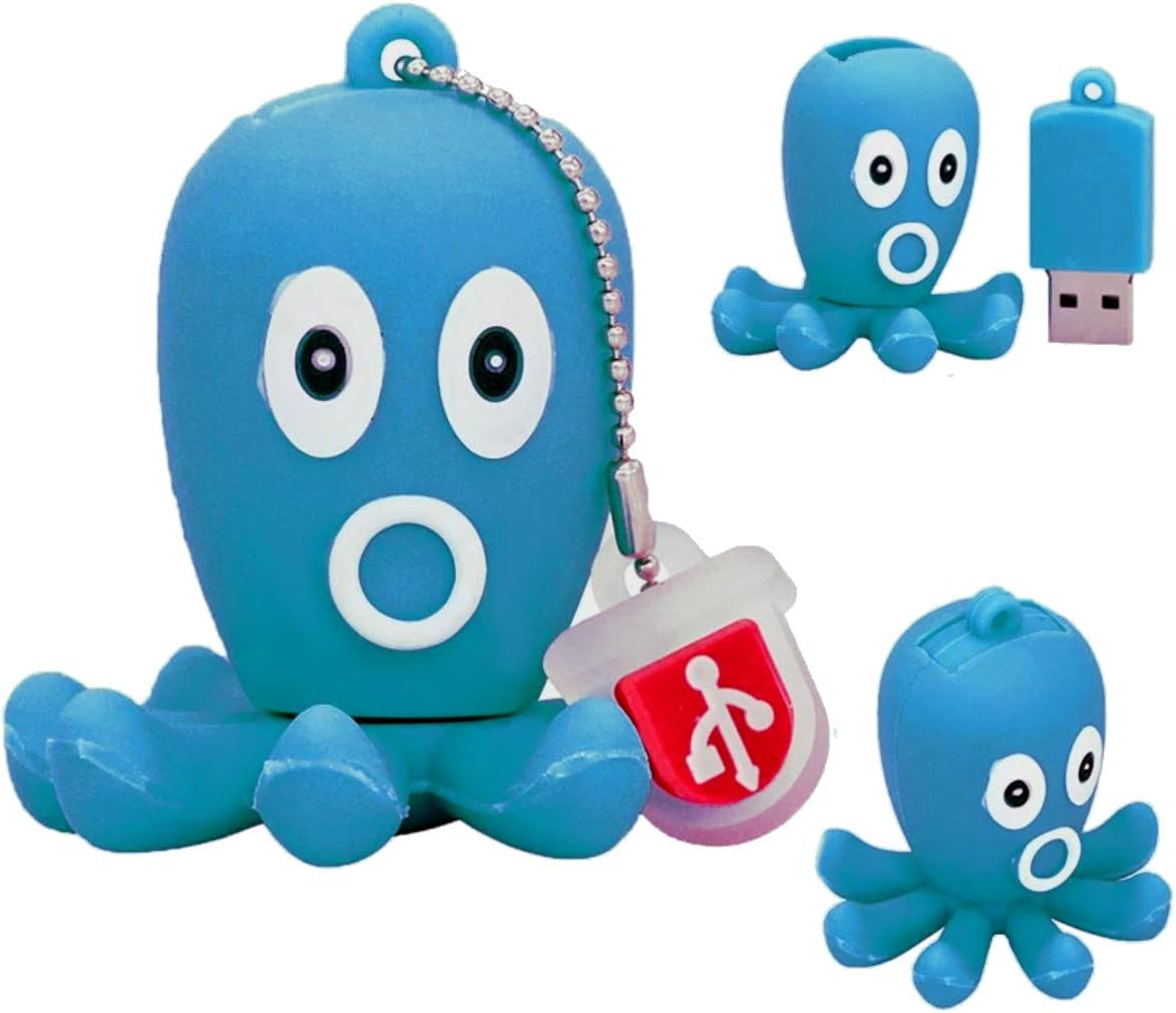 Amazon.com: 16GB Flash Drive - Octopus USB Drive - 16GB Pendrive ...