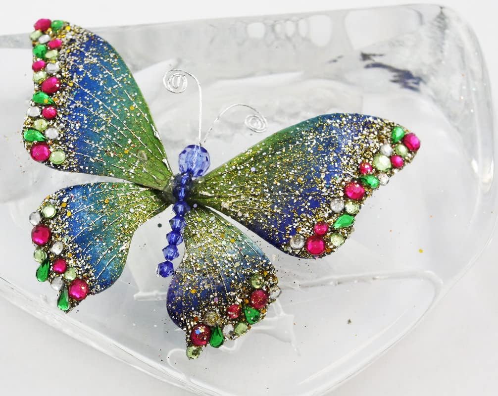 Amazon.com: Prima Marketing Kit Item Bejeweled Butterflies Flower ...