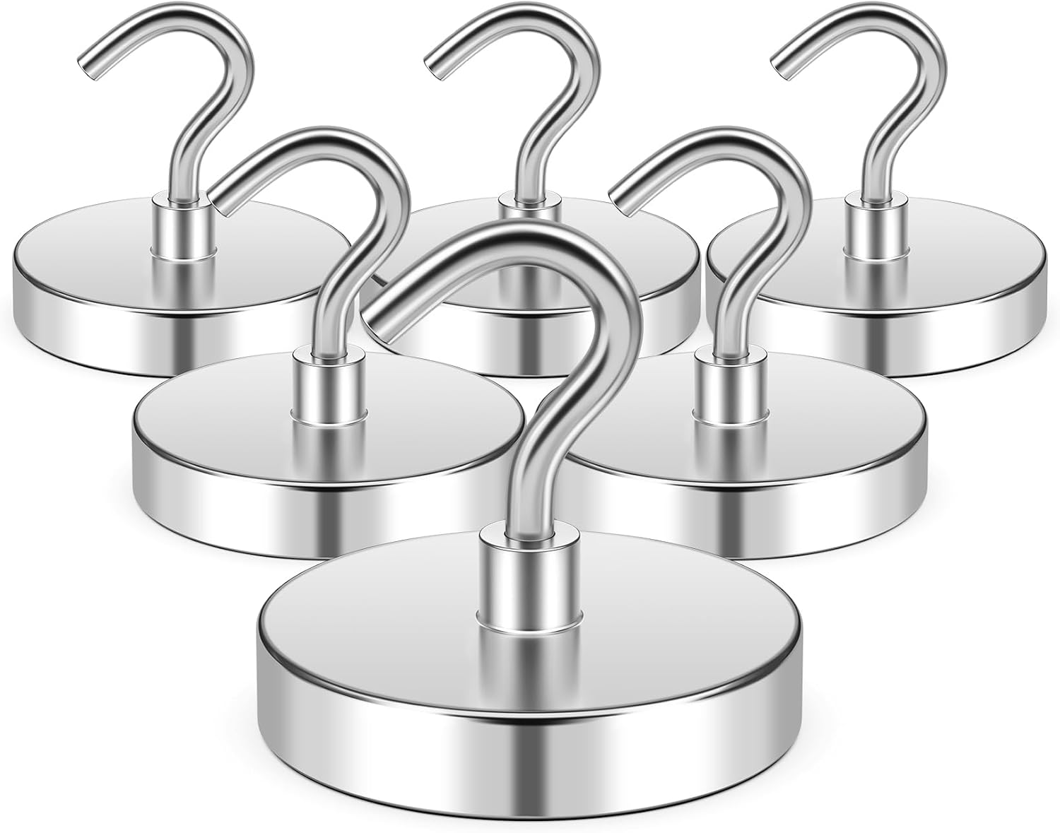 Amazon.com: FINDMAG Magnetic Hooks, 130lbs Heavy Duty Magnetic Hooks ...