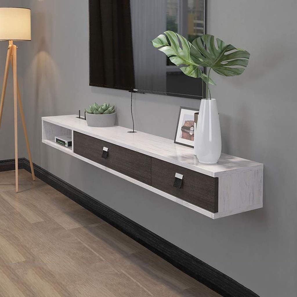 Amazon.com: Wall-Mounted TV Cabinet Floating Shelf Wall Shelf Bookshelf ...