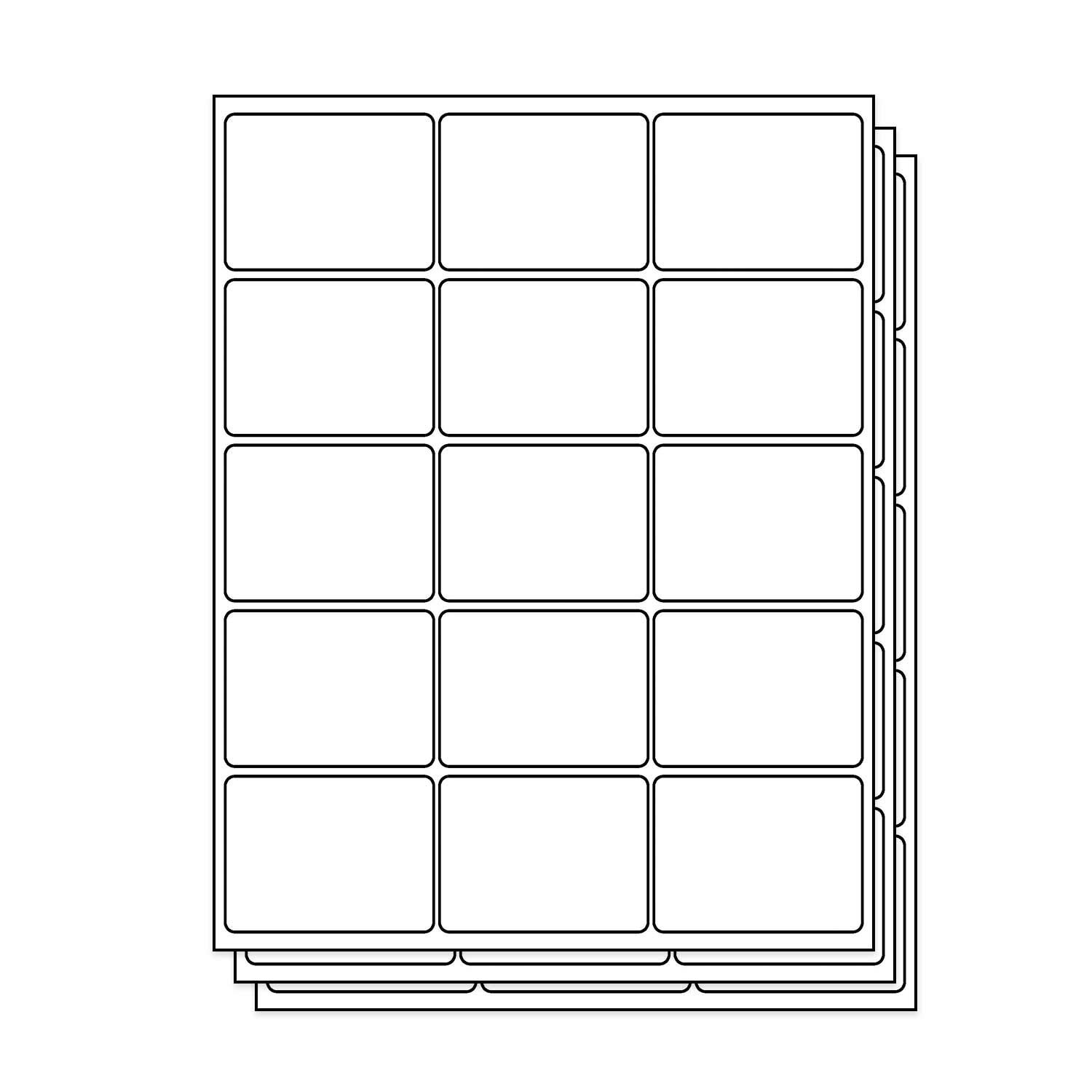 Snapklik.com : 2 X 2-5/8 Inch ID Labels For Inkjet & Laser Printers