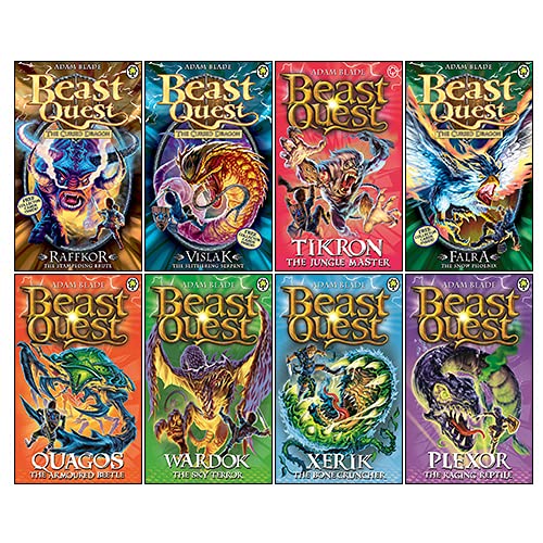 Beast Quest Series 14 & 15: 8 Books Collection Set By Adam Blade ...