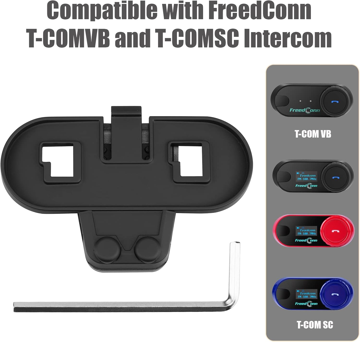 FreedConn Motorcycle Intercom Accessories for T-COMSC/T COM VB ...
