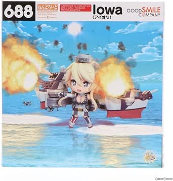 Amazon.co.jp: [FIG]GOODSMILE ONLINE SHOP限定特典付属 ねんどろいど 688 Iowa(アイオワ) 艦隊これくしょん -艦これ- 完成品 可動フィギュア ...