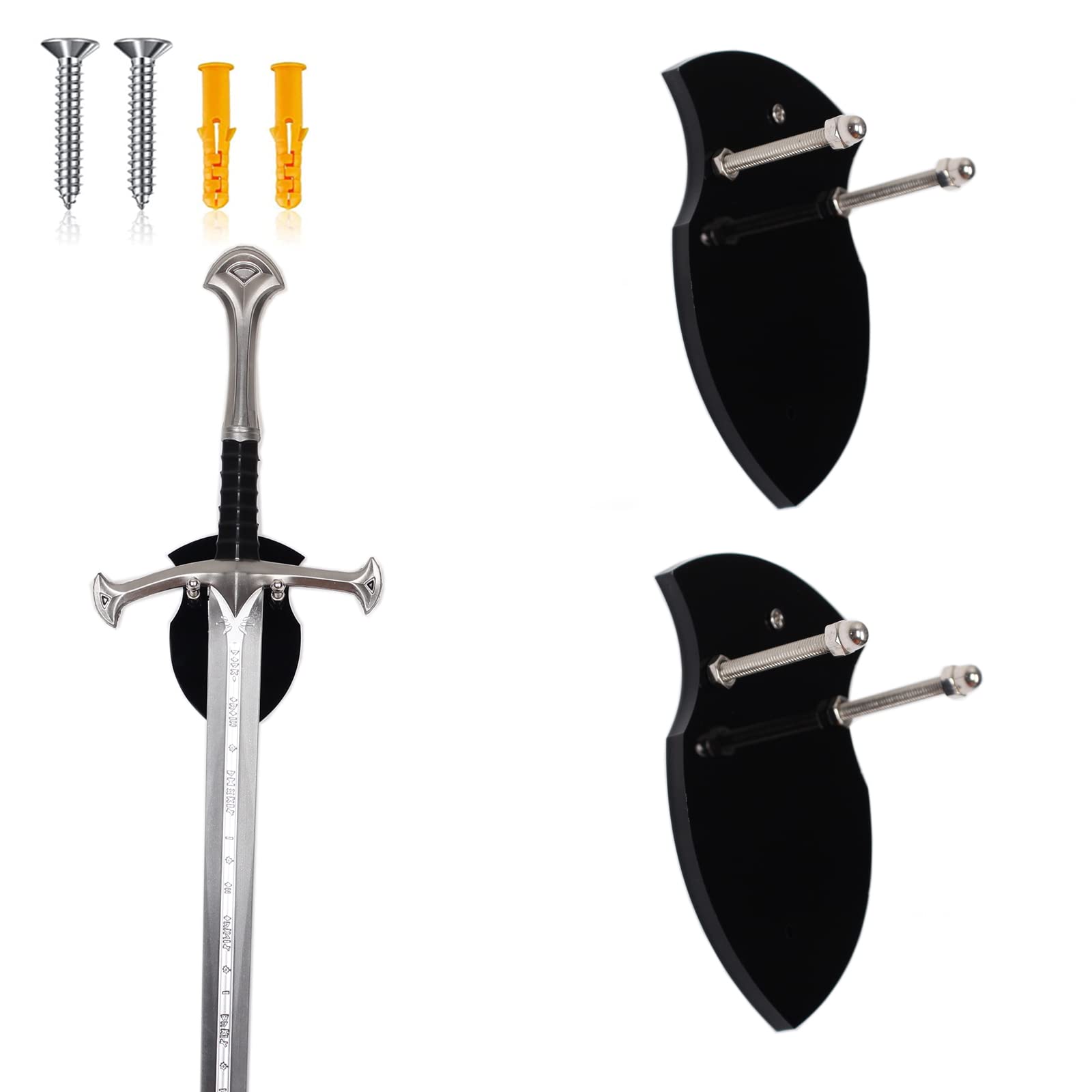 Snapklik.com : Sword Holder, Axe Holder, Sword Wall Mount, Acrylic Wall ...