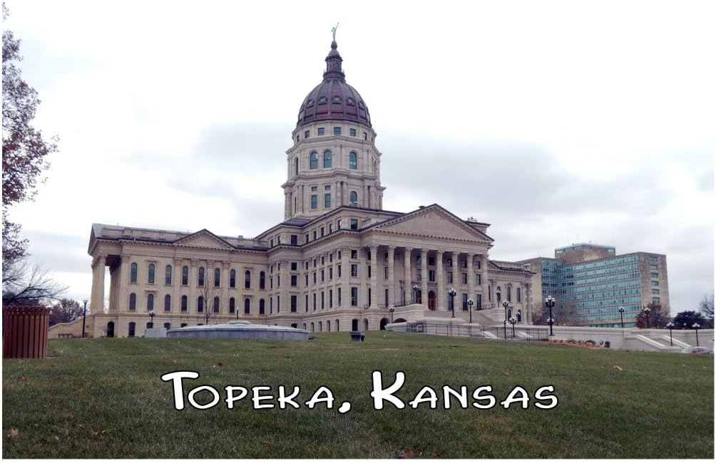 Amazon.com: Topeka, Kansas, City, Capitol, Souvenir Magnet 2 x 3 Photo ...
