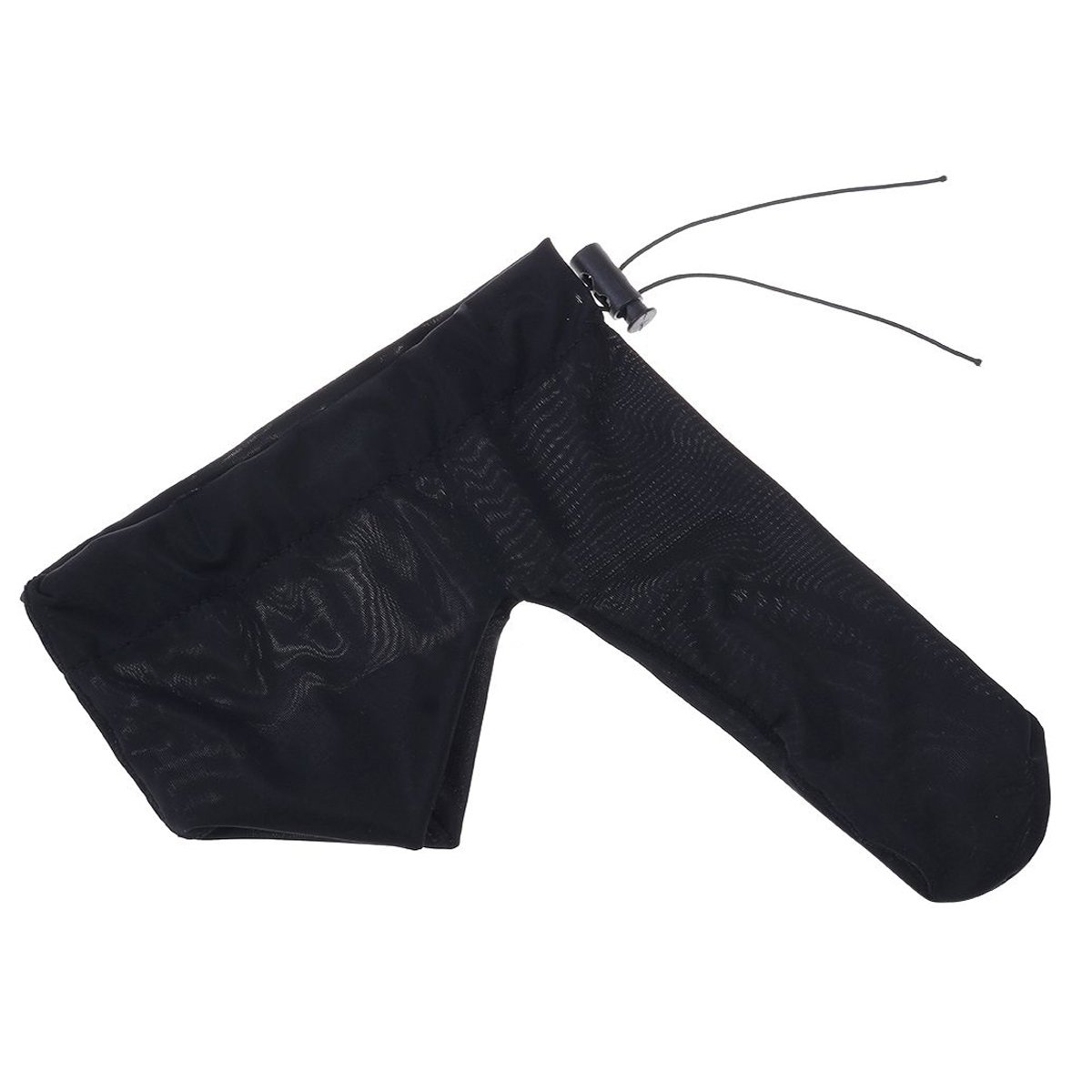 Sexy Men's Black Ice Silk Compact Tanning Bag Bulge Bikini Pouch G ...