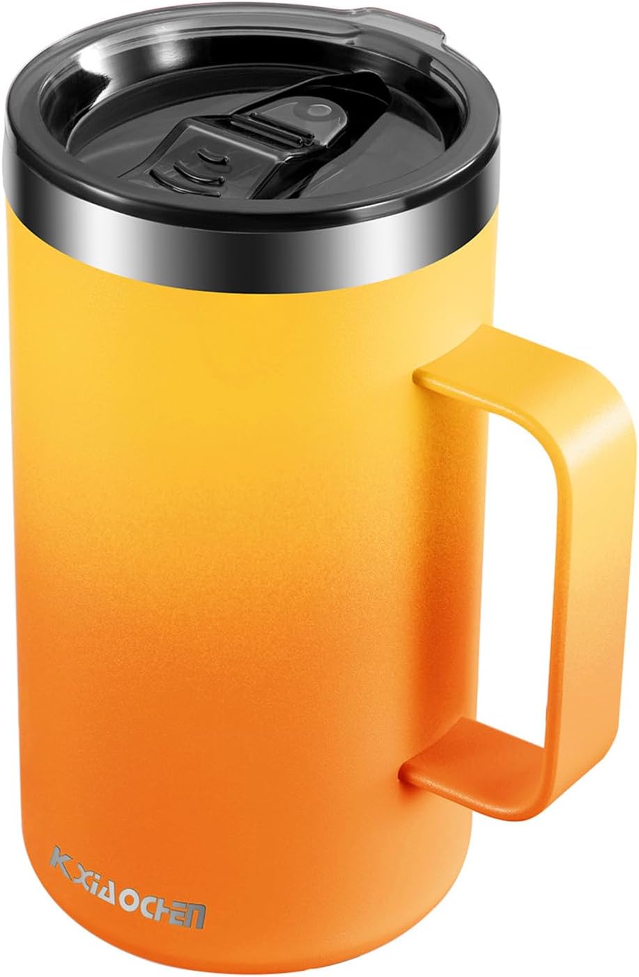 Amazon.com: KXIAOCHEN 20oz Insulated Coffee Mug with Lid, Stainless ...