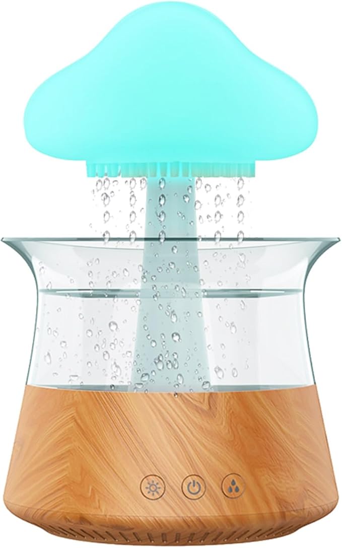 KULSUM Rain Cloud Humidifier, Snuggling Cloud Rain Humidifier with ...