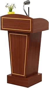 Amazon.com: Large Podium Church Lecterns Wooden Podium Stand Classroom ...