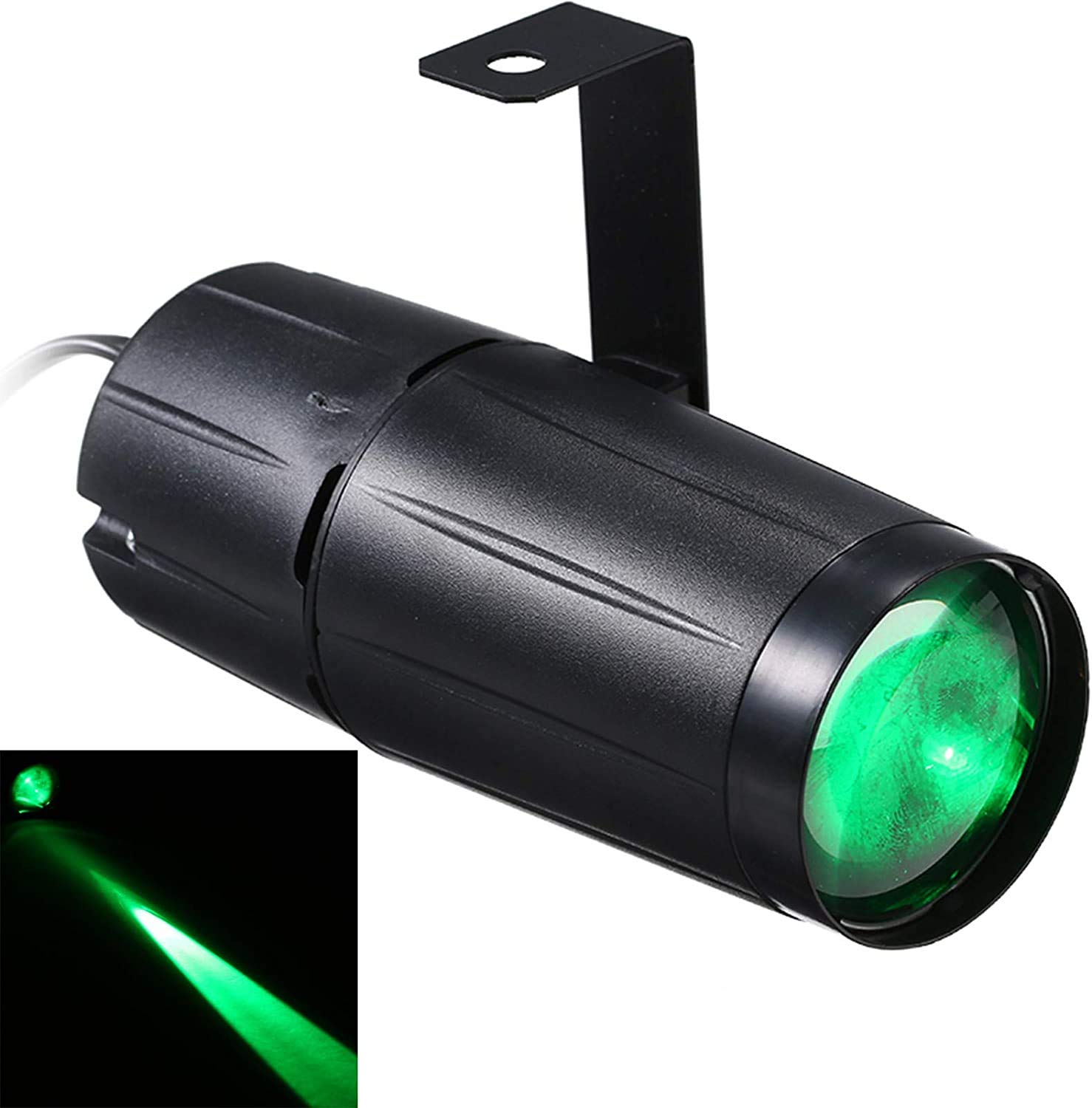 Amazon.com: Lixada Pinspot Light 10W LED Spot Stage Lights Mini Beam ...