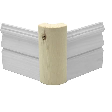 Amazon.com: 3/4" x 2 1/4" x 4" Poplar (Paint Grade) Outside Radius ...