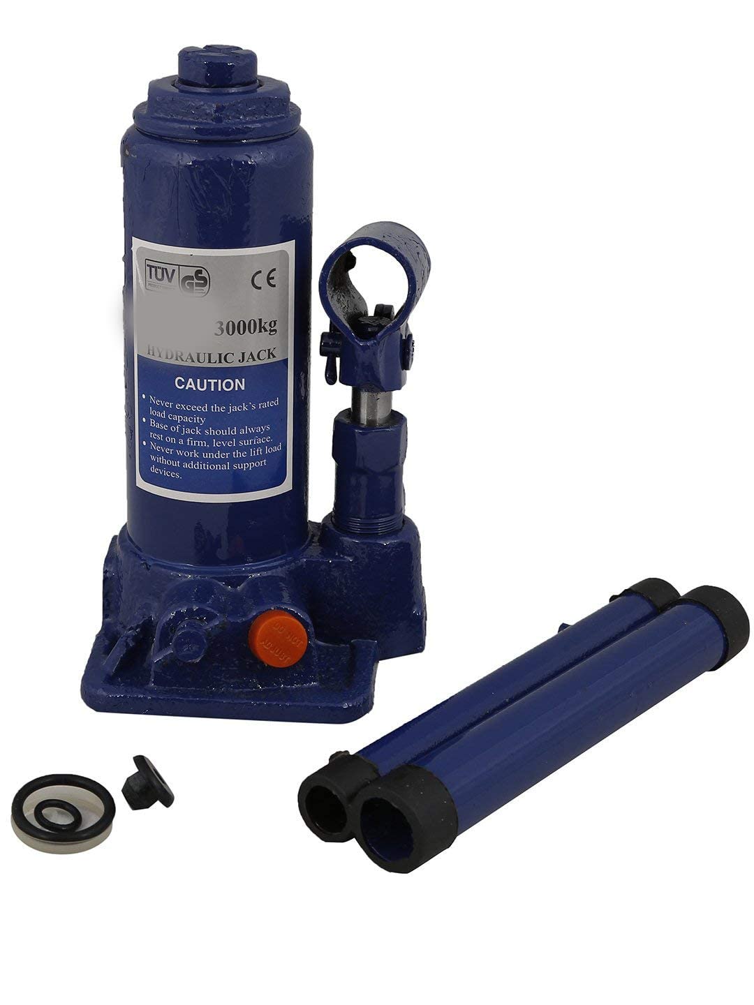Walmotor - Car Jack Hydraulic Bottle Jack with Safety Valve Blue Car ...