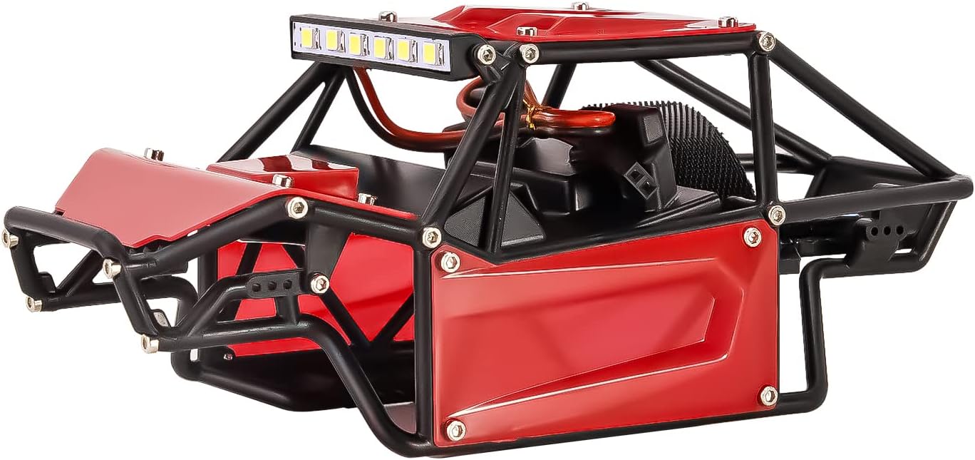 INJORA Nylon Roccia Carrozzella Scocca Kit Telaio per 1/24 RC Crawler ...