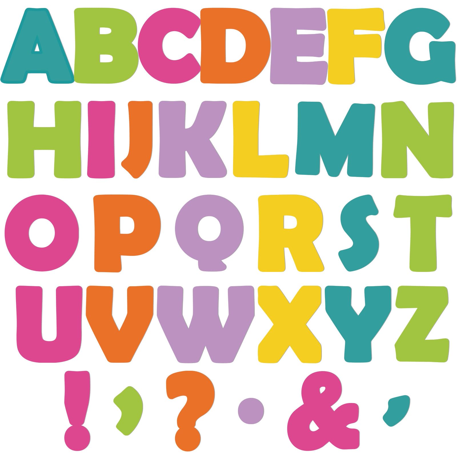Snapklik.com : 300PCS Large 7" Font Bulletin Board Letters And ...