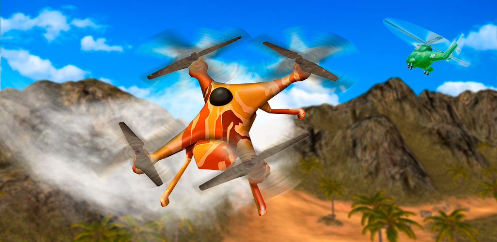 Quadcopter Drone Air Strike Jet Fighter Game: US Army Navy Warship | RC Robot Multirotor Sim ...