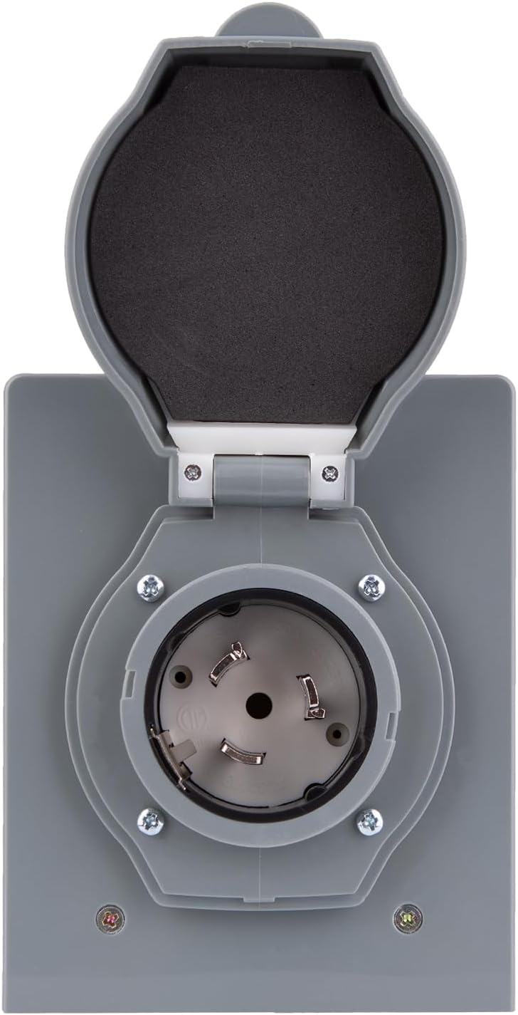 Amazon.com: 50Amp Generator Power Inlet BoxGPOWER NEMA 3R Generator ...