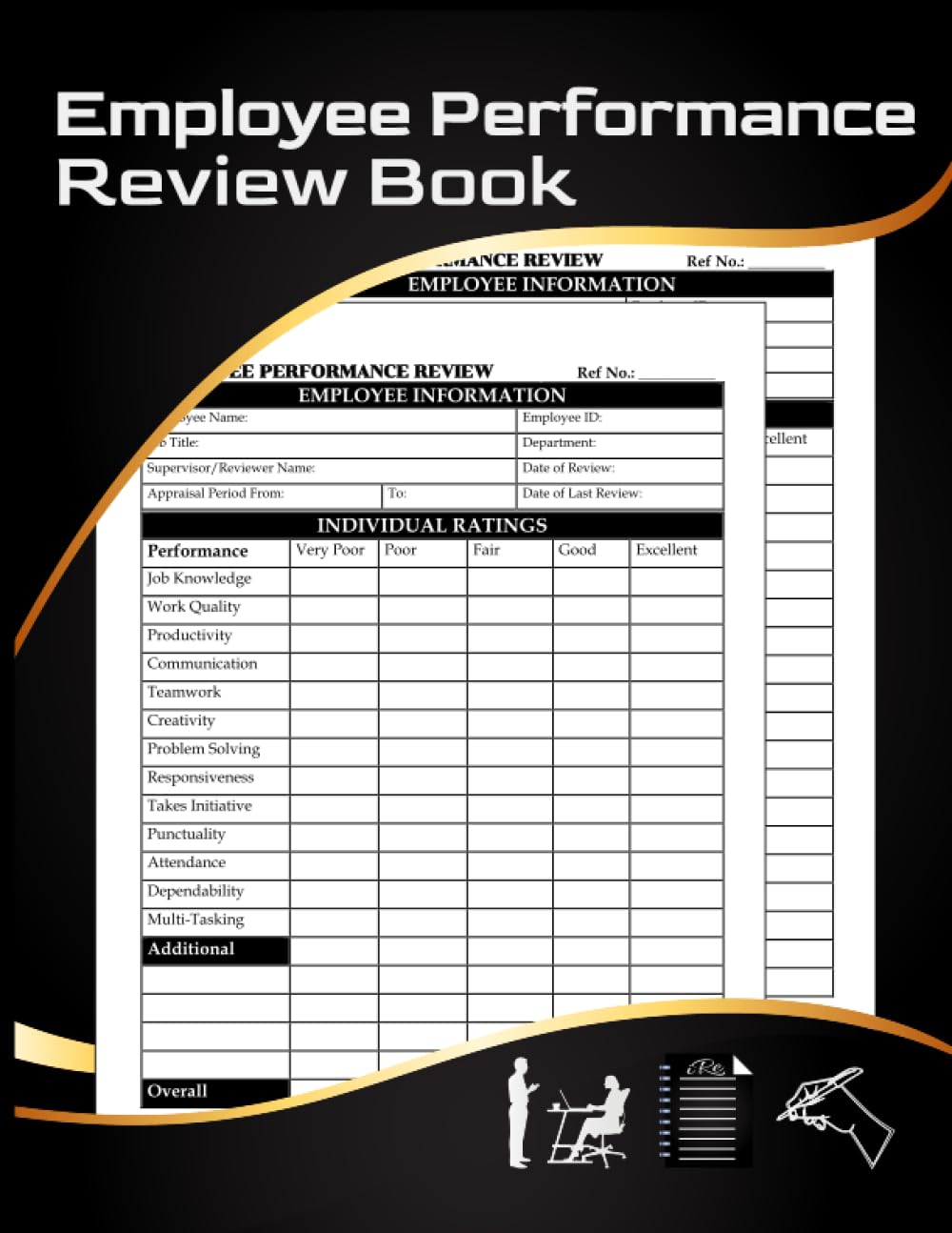 Employee Performance Review Book: New Hire Performance Sheets Forms ...