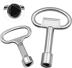 XSFDUI 2PCS 8MM & 9MM Universal Triangle Key for Tap Water ...