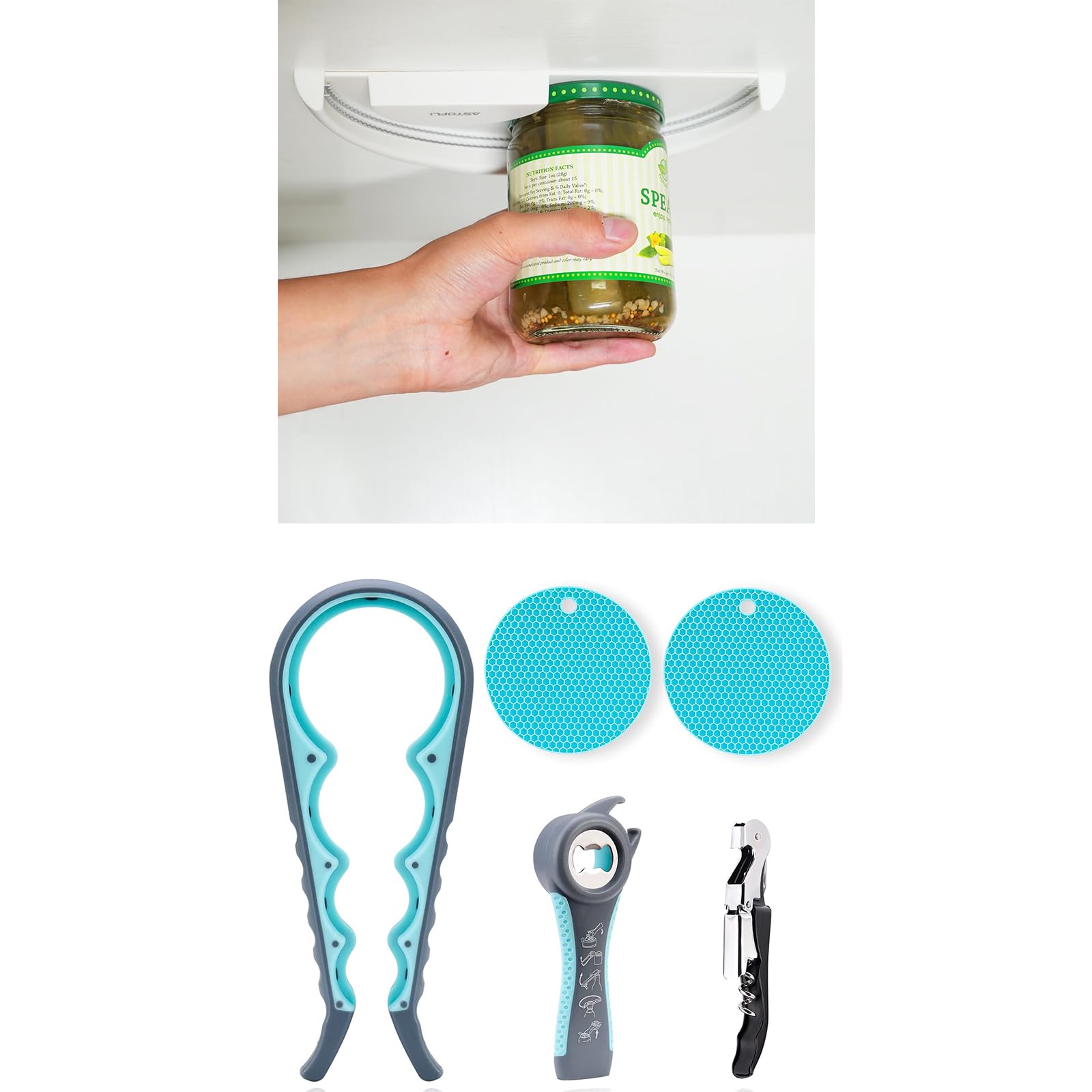 Amazon.com: Jar Opener Gripper For Seniors With Arthritis: Silicone ...