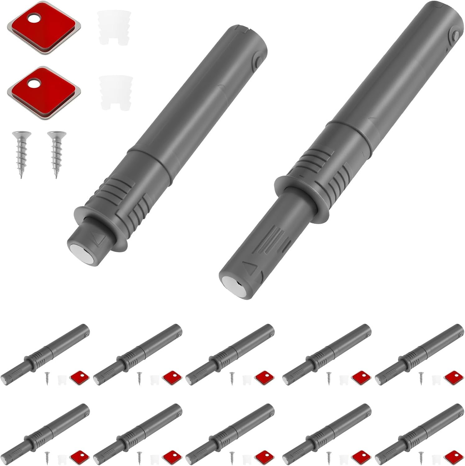 12Pcs Magnetic Push Latches for Cabinet Door, Push to Open Door Latch ...