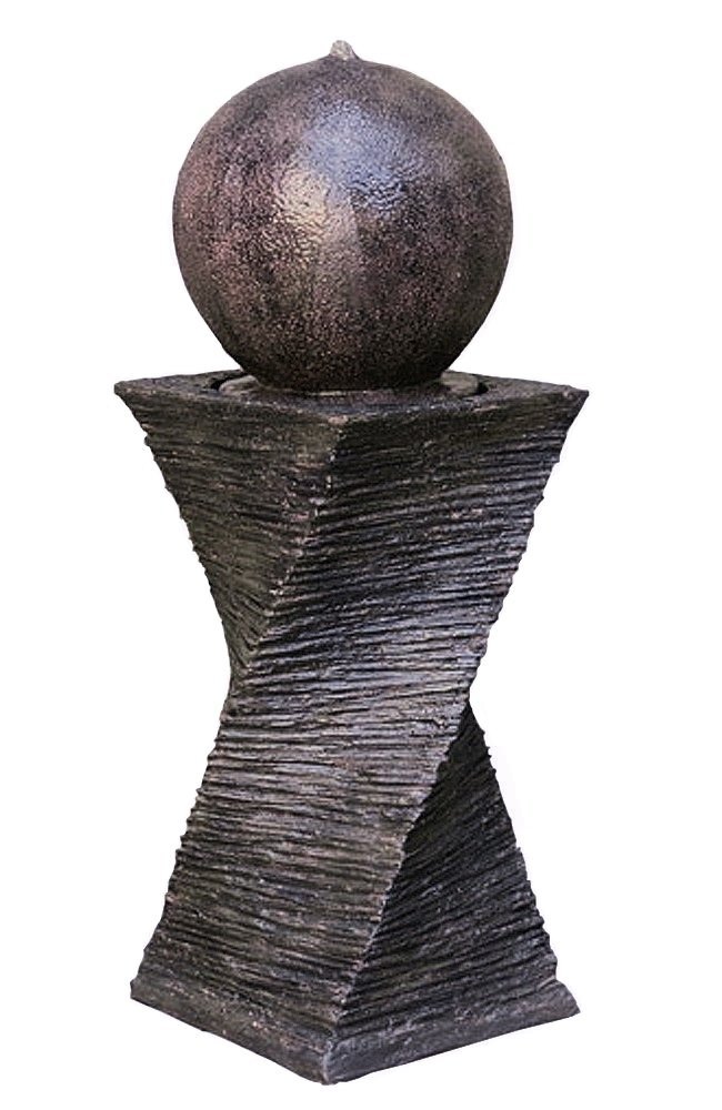 Buy 30" Floating Sphere Fountain: Outdoor Water Feature, Garden ...