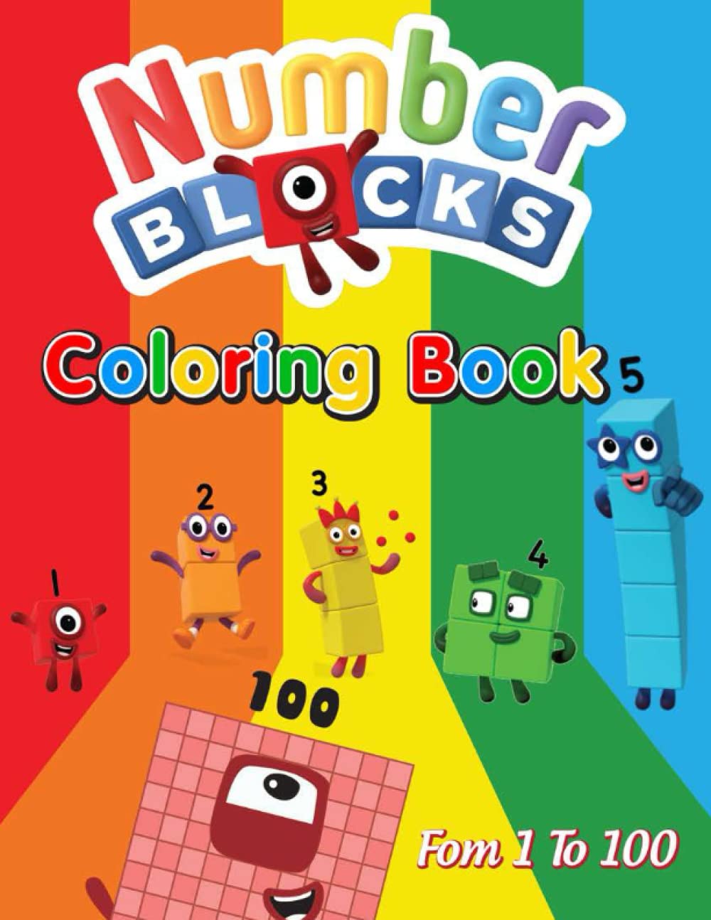 Buy Numberblocks Coloring Book: A Numberblocks book with from 1 to 100 ...