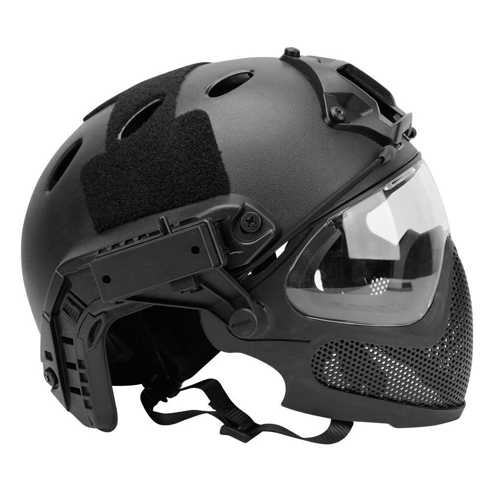 Snapklik.com : Integrated Tactical Airsoft Painball Full Face ...