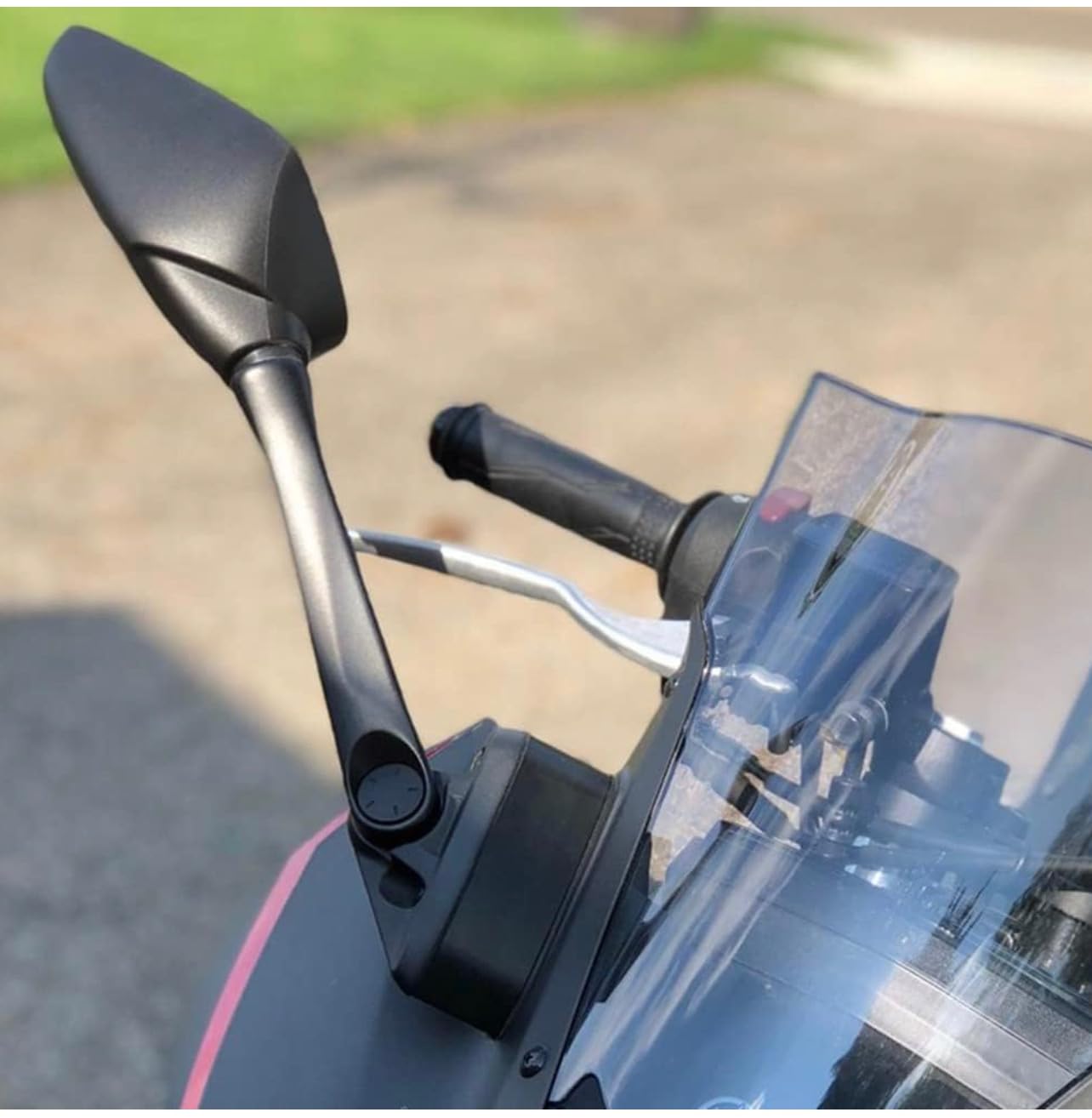 Amazon | Semimo ミラー ライザー スペーサー 適合 YZF-R25 R3 R15 オフセットミラー ブラケット エクステンション ブラック | ミラー | 車＆バイク