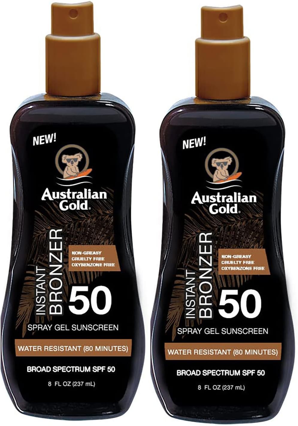 Amazon.com: Australian Gold Spray Gel Sunscreen with Instant Bronzer ...